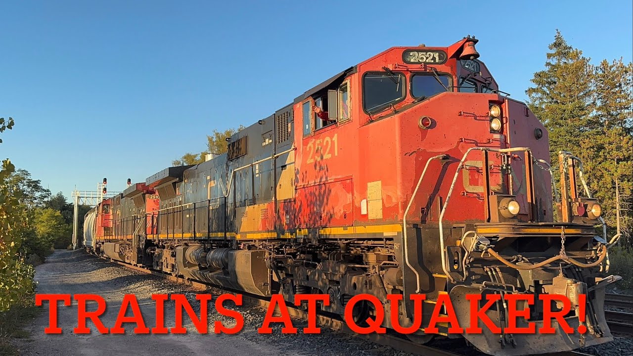 (C44-9WL Duo 2521/2510, Old Cab Car 254, And More) CN A451, M314, And ...