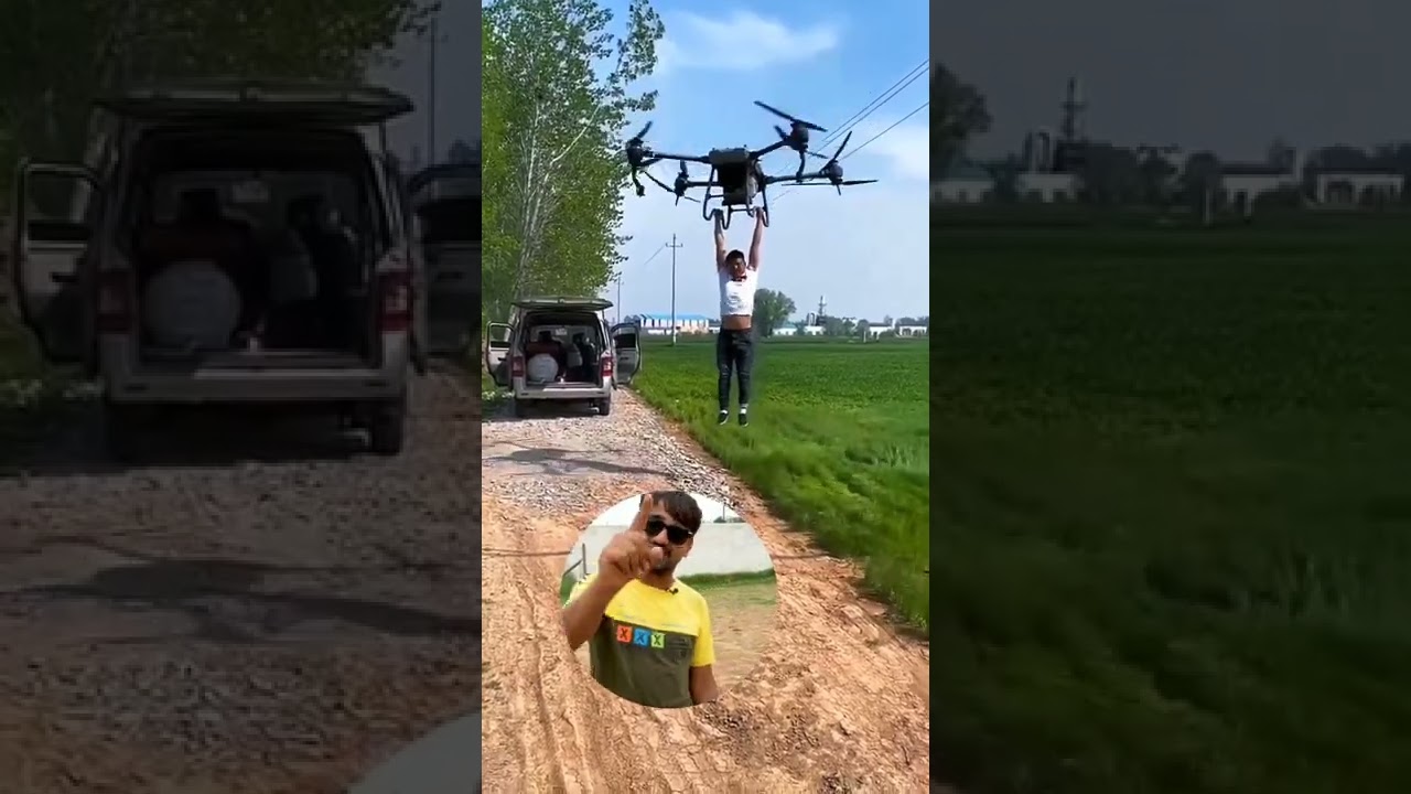 dji drone || Human flying drone 😲 - YouTube