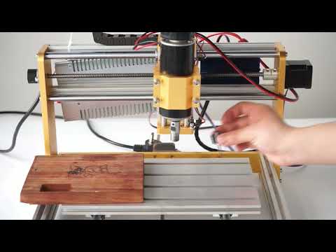 How To Use CNC 3018 pro Plus To Machine Assembly And Operate - YouTube