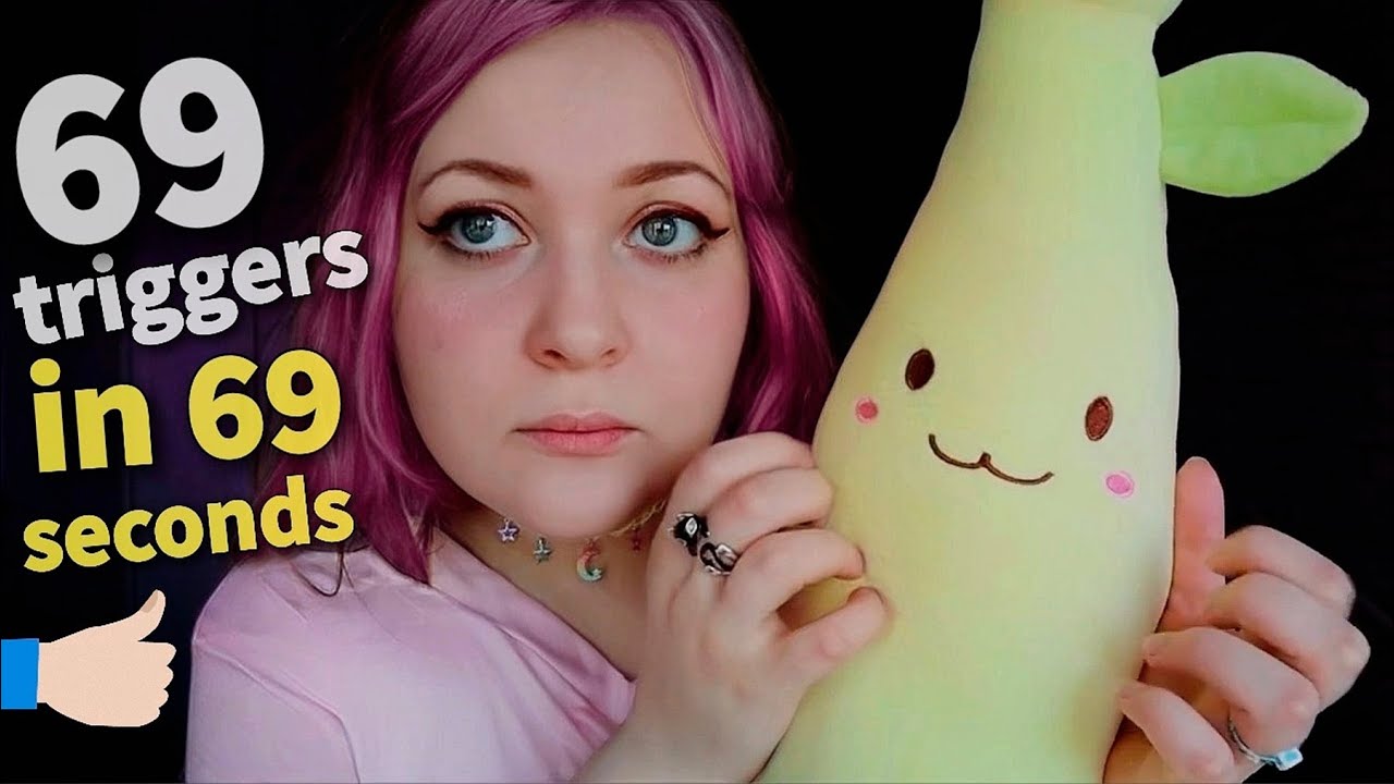 ASMR 69 TRIGGERS IN 69 SECONDS for people WITHOUT headphones 🎧🚫 [ 100 ...