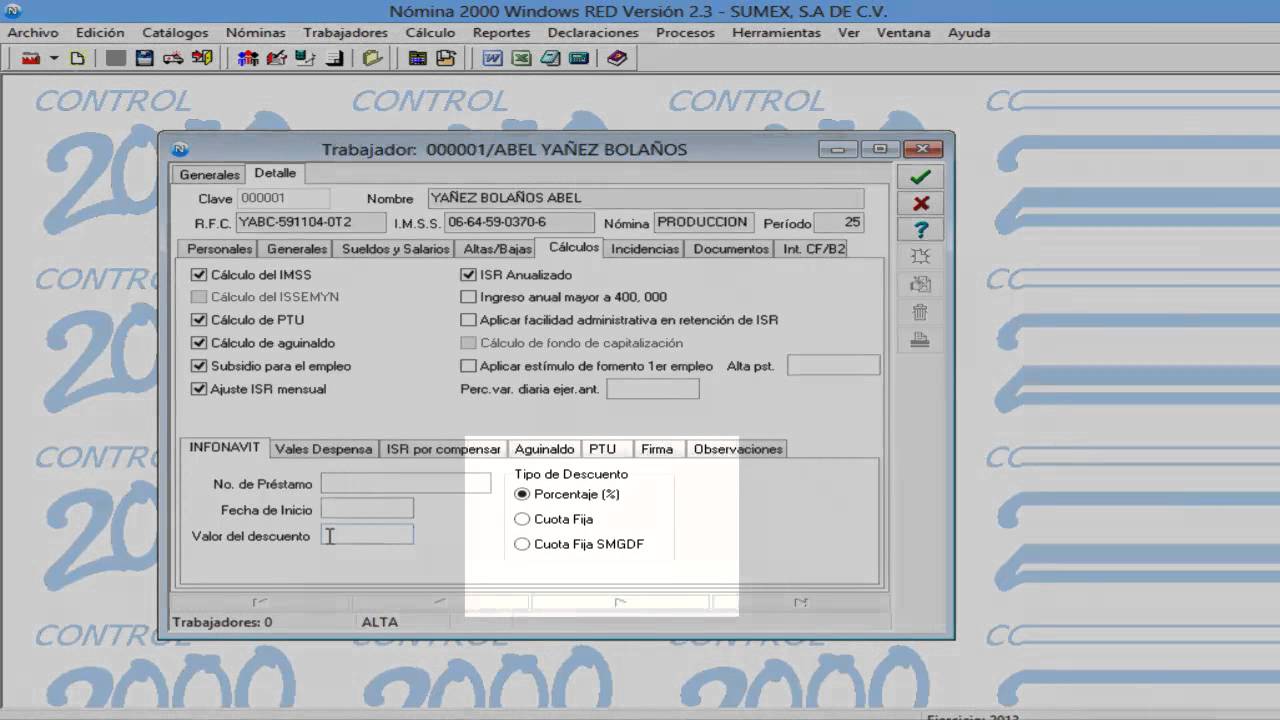 Control 2000 Curso Básico N2 Alta y Afectaciones 3 de 4 - YouTube
