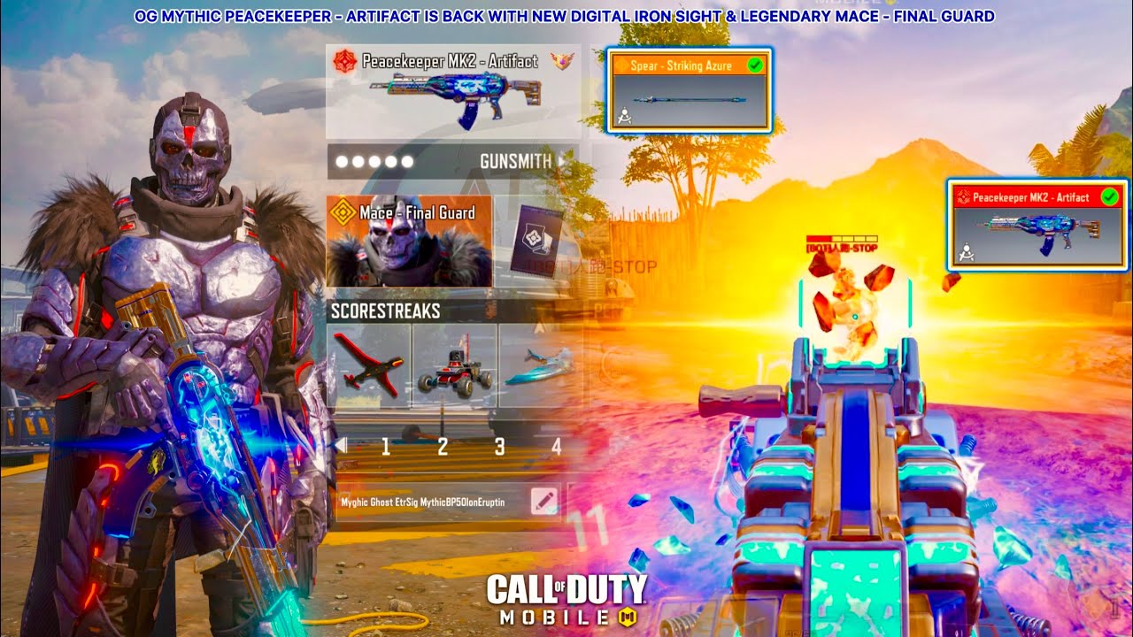 Mythic Peacekeeper MK2 - Artifact is back with New Digital Iron Sights ...