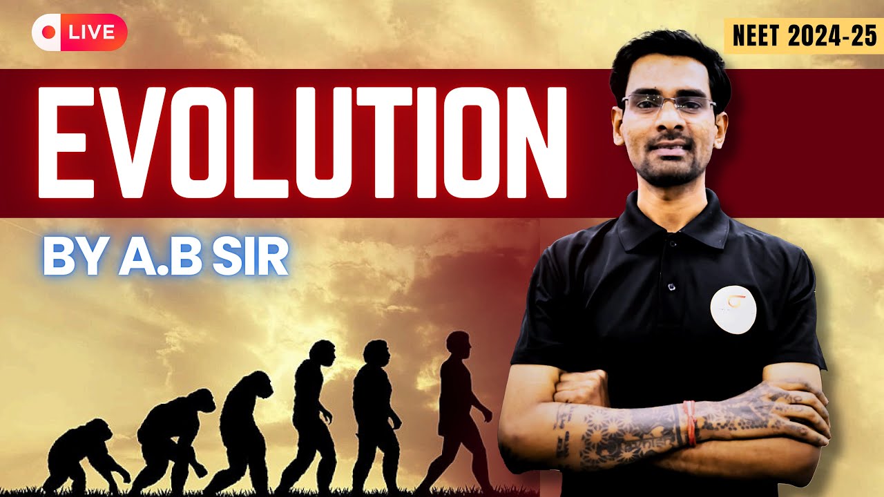 Master Evolution for NEET 2025 | (Theory of Life Forms Lec 02) - YouTube