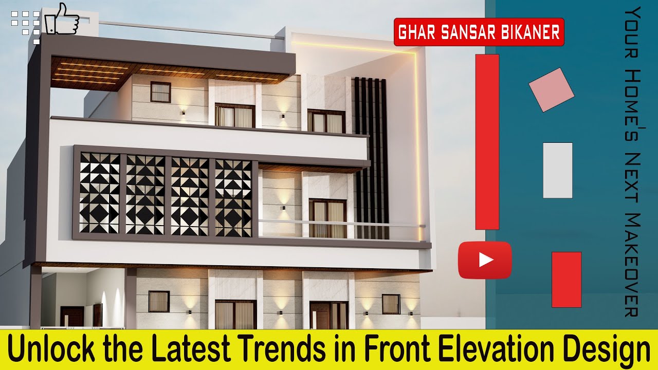 Unlock the Latest Trends in Front Elevation Design - Your Home's Next ...