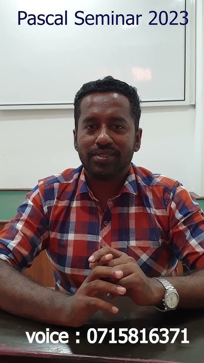 O/L ICT Seminar 2023 (Pascal Programming) #shorts - YouTube