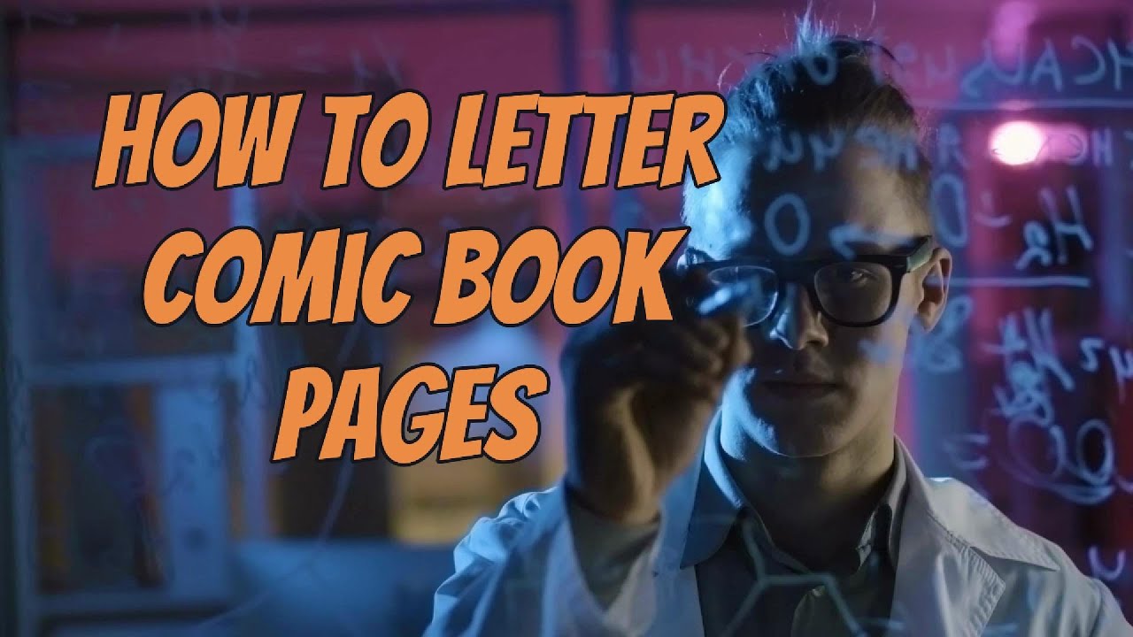 How to Letter Comics using Adobe Illustrator - YouTube