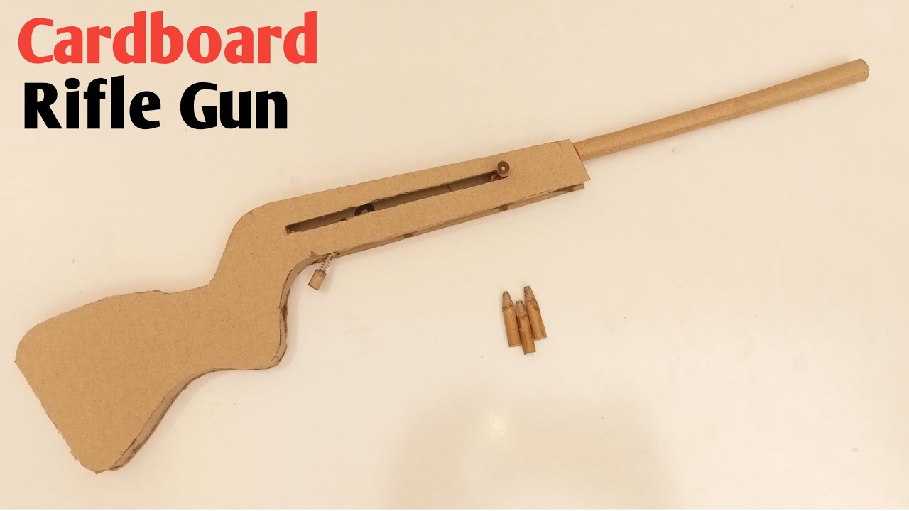 How to make a Sniper from Cardboard | DIY Easy Cardboard Project - YouTube