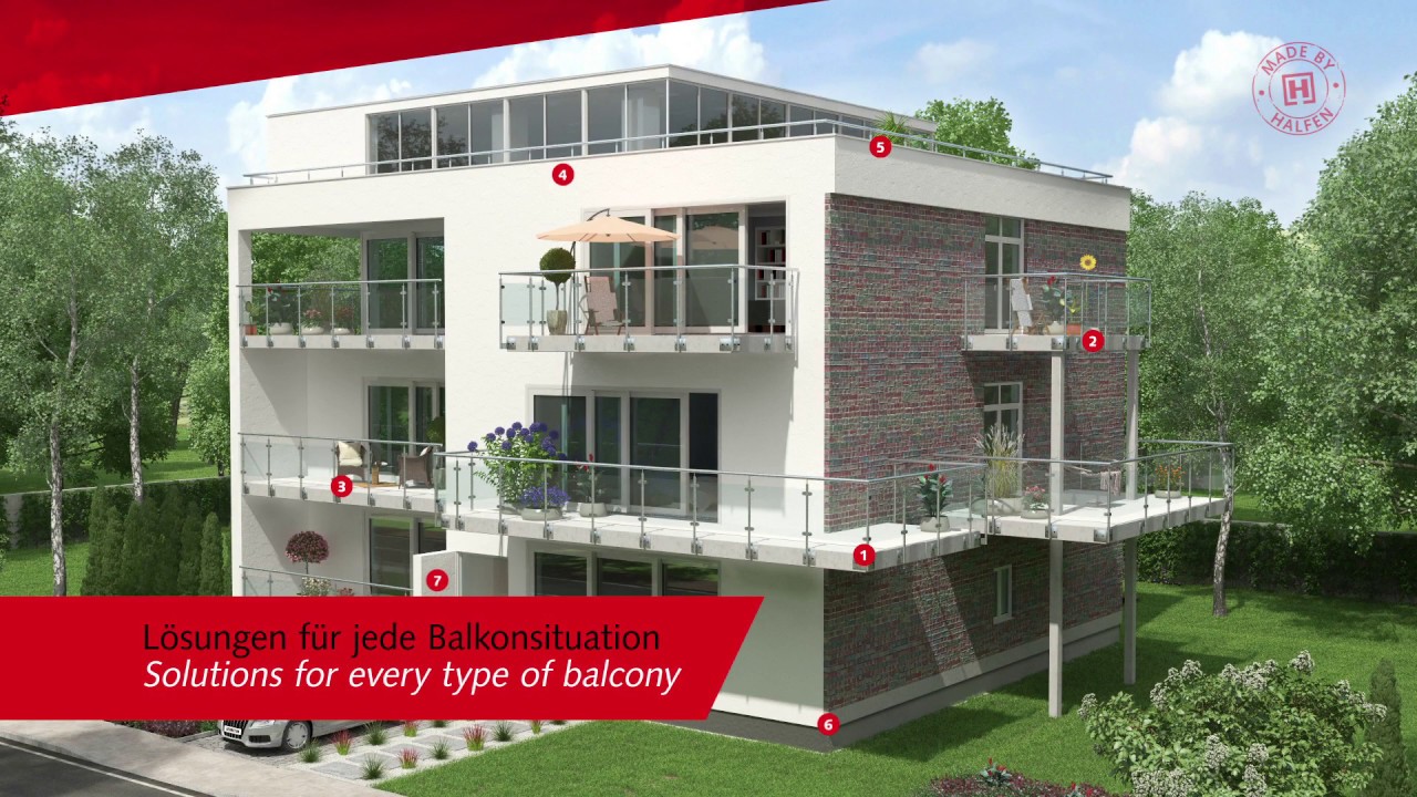 Videoanimation über HALFEN HIT Iso-Elemente: wärmedämmende Anschlüsse ...