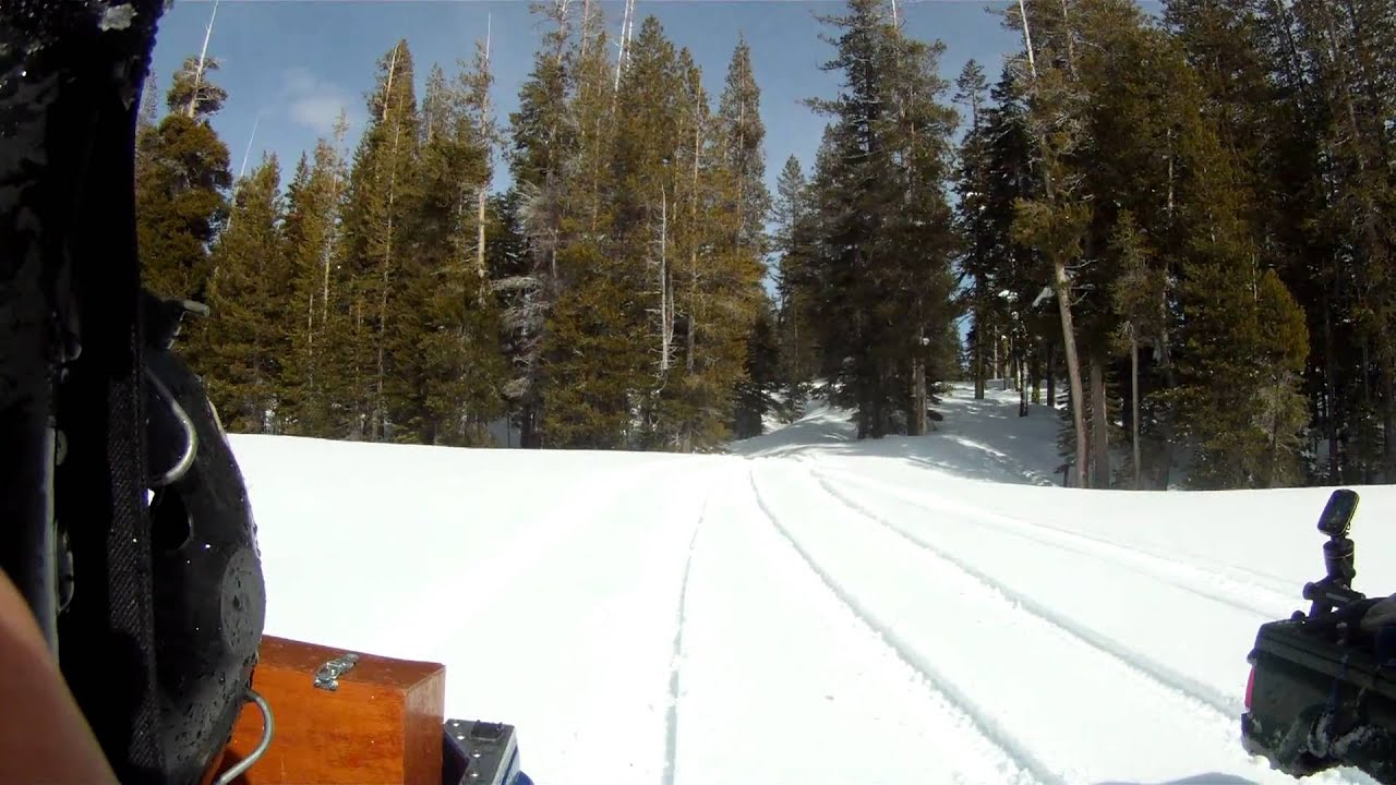 Snowmobile Roll-Over - YouTube