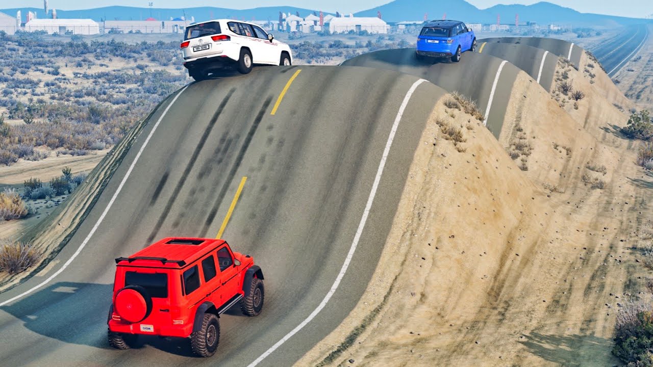 Car vs Switch Back Road challenge #3 in BeamNG Drive - BeamNG Crown ...