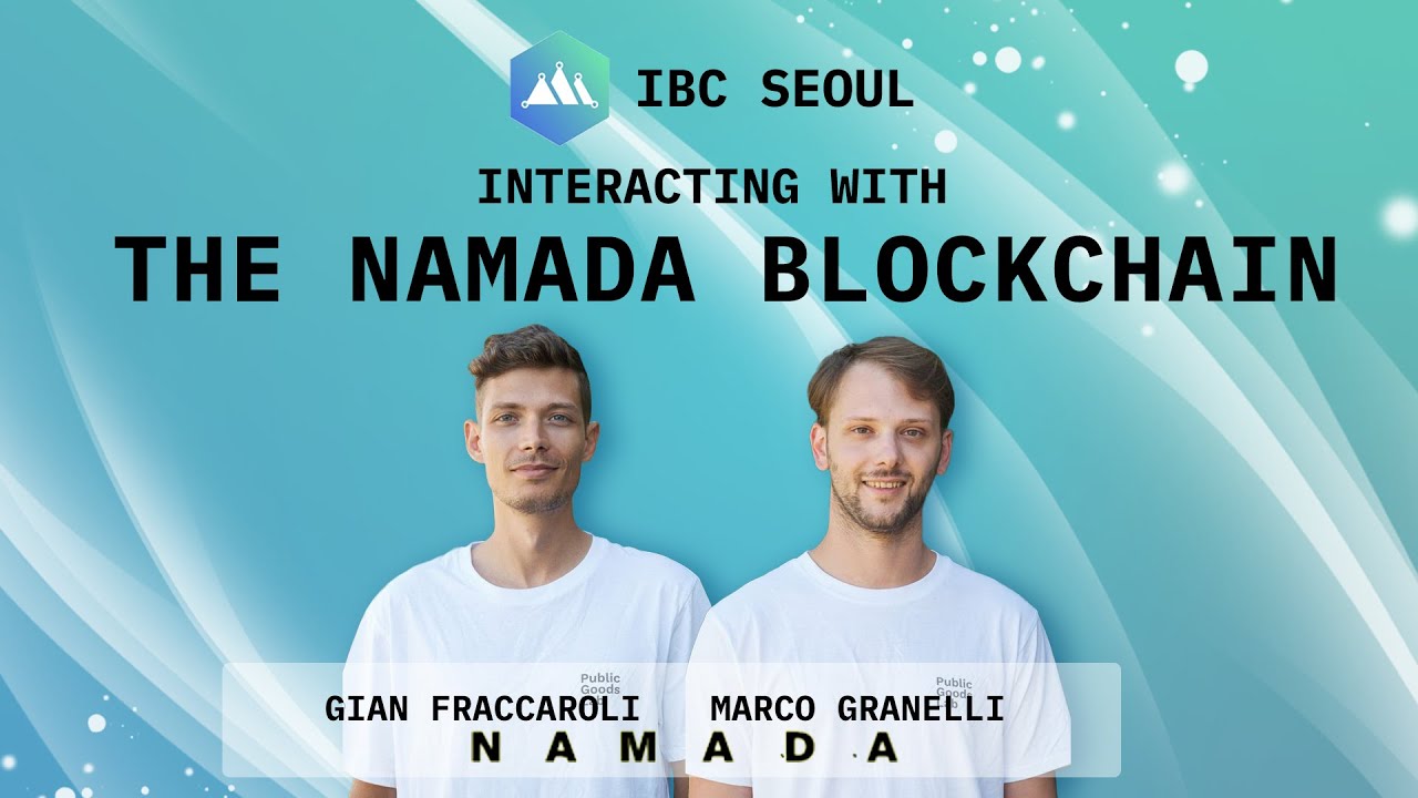 Interacting with the Namada Blockchain - YouTube