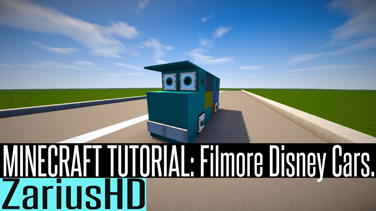 Minecraft Vehicle Tutorial - How to Build : FILMORE from Disney's Cars ...
