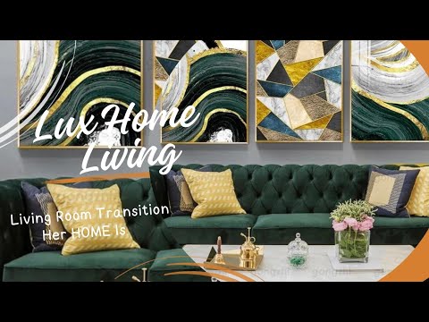 Interior Design | HOW TO Decorate Stunning Lux Living Room | Home Decor ...