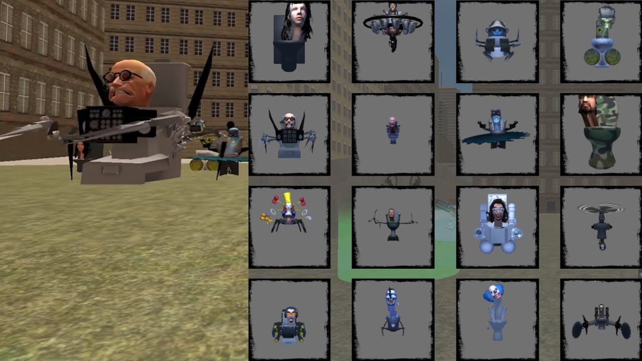 SKIBIDI TOILET COLLECTION IN PLAYGROUND MOD (Garry’s Mod) - YouTube