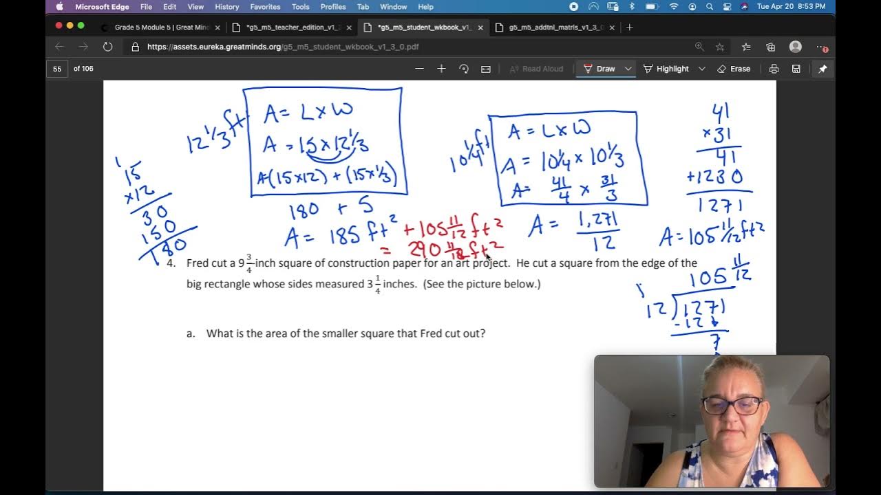Eureka Math Grade 5 Module 5 Lesson 12 Problem Set - YouTube