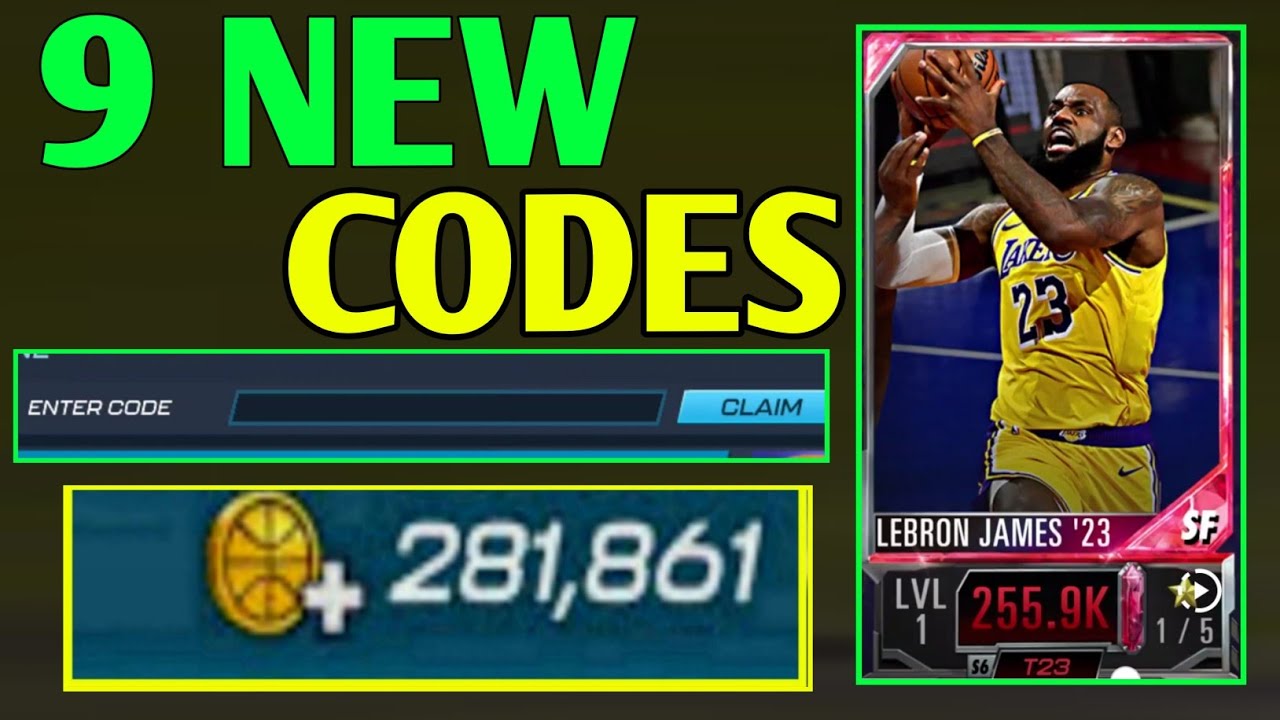 LATEST 🎁NBA 2K MOBILE CODES 2023 - NBA 2K MOBILE REDEEM CODES 2023 ...