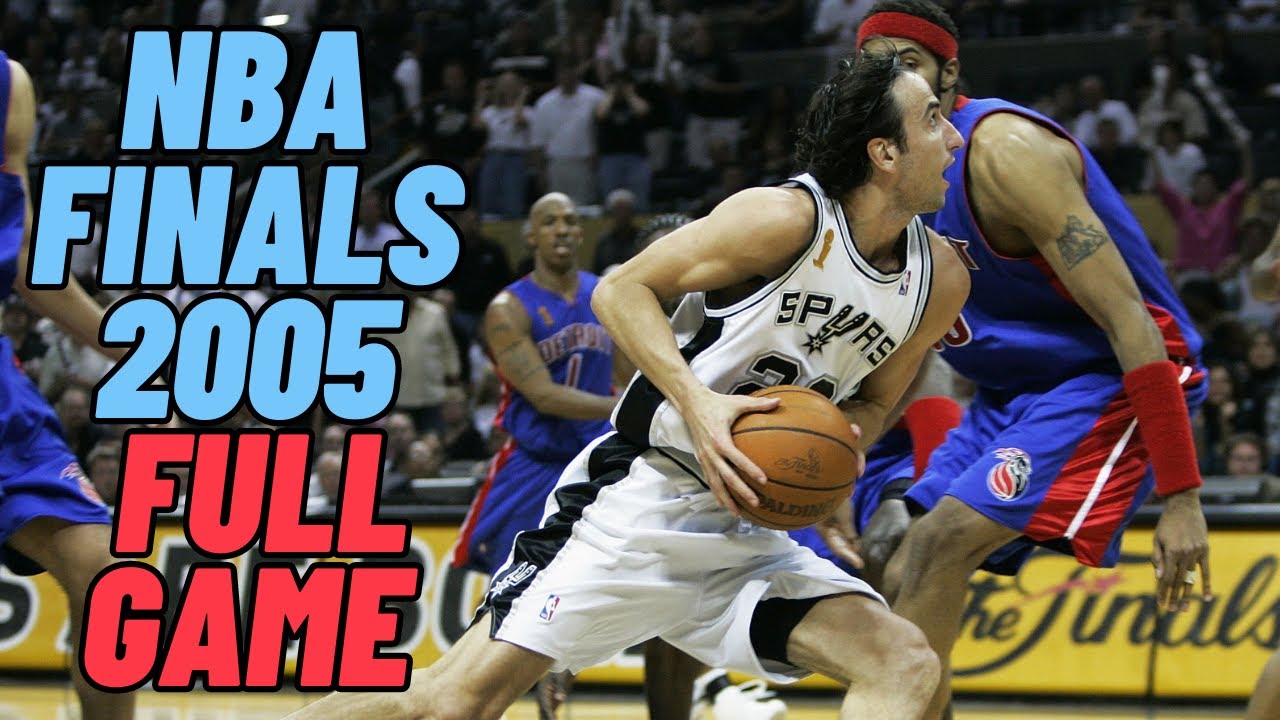 Detroit Pistons VS San Antonio Spurs / NBA Finals 2005 (Game 2) - YouTube
