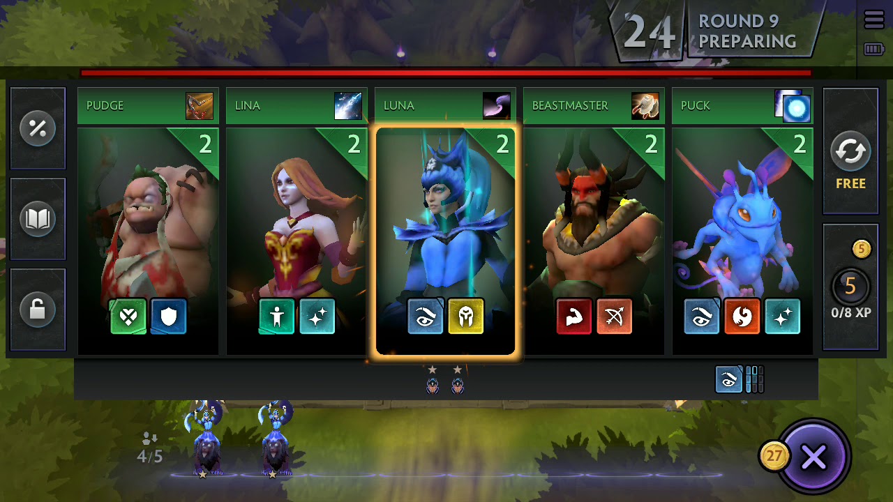 9 elfs Dota underlords - YouTube