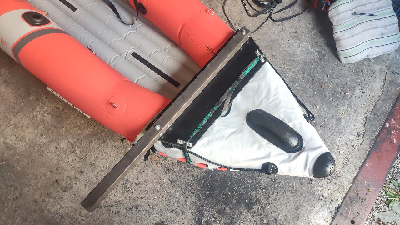 Leichtbau Motorhalterung f. Intex Excursion Pro K2 Schlauchboot Kajak ...