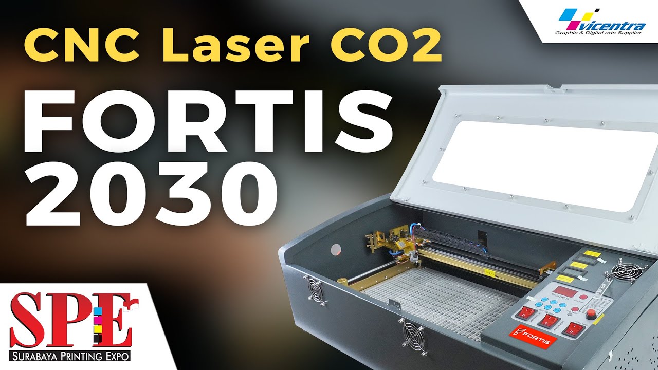 Mesin CNC Laser CO2 2030 FORTIS | Pameran SPE 2023 - YouTube