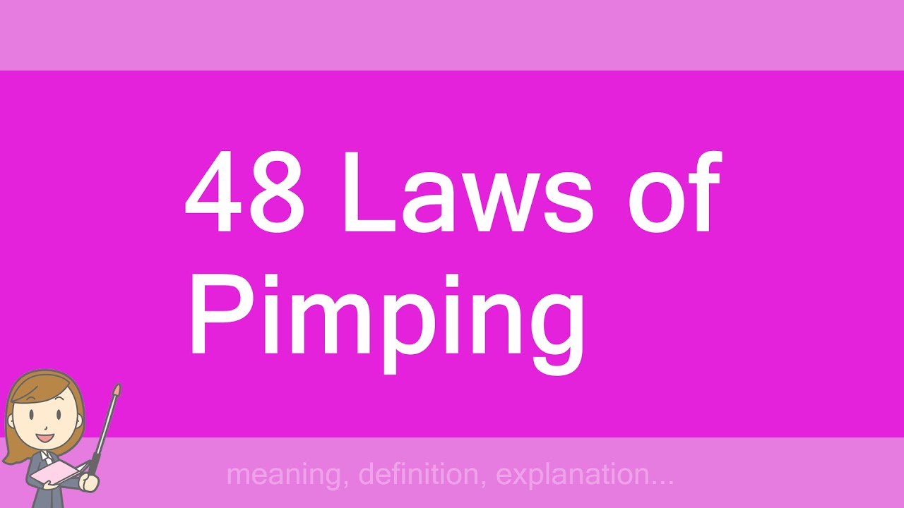 48 Laws of Pimping - YouTube