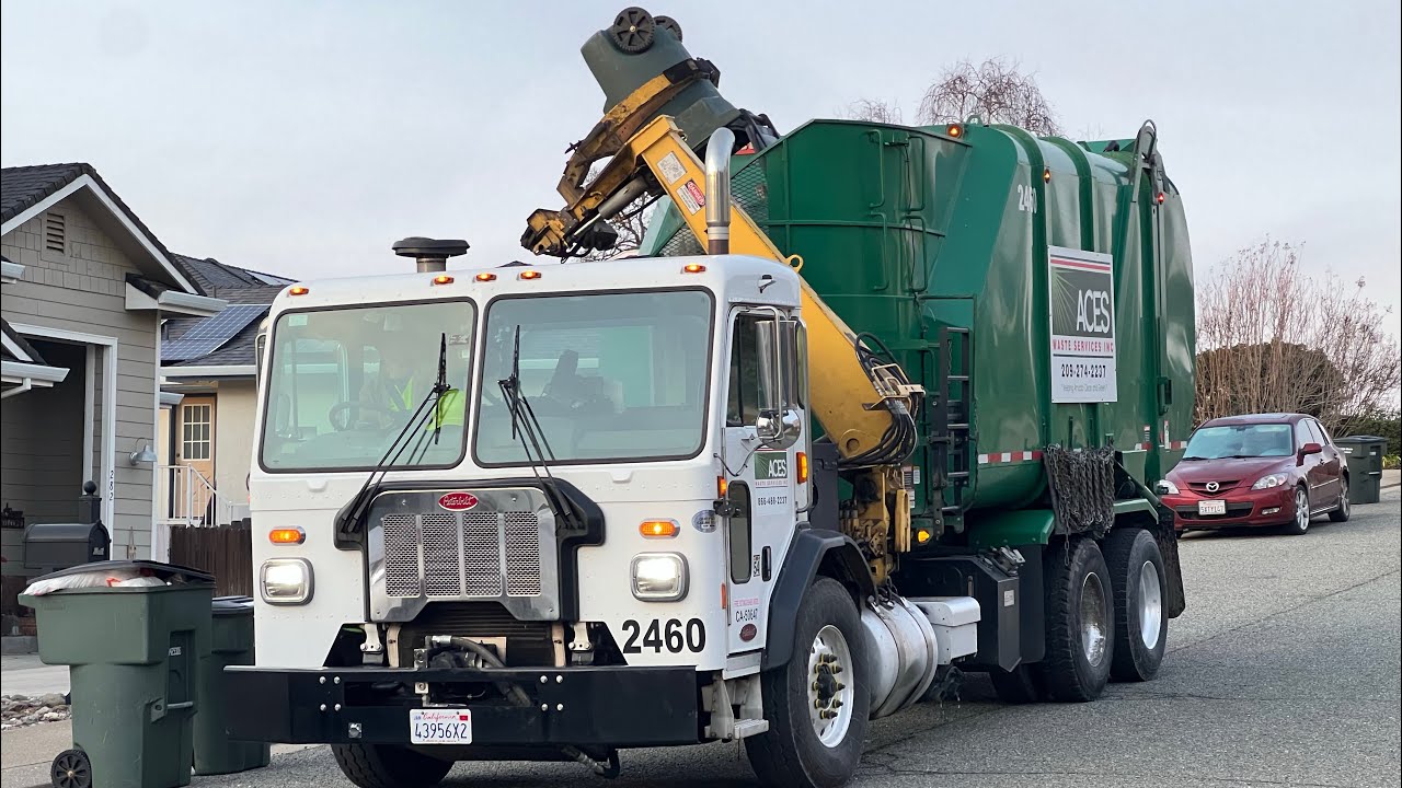 Aces Waste Services - Peterbilt 520 Heil Liberty Split Rapid Rail ...