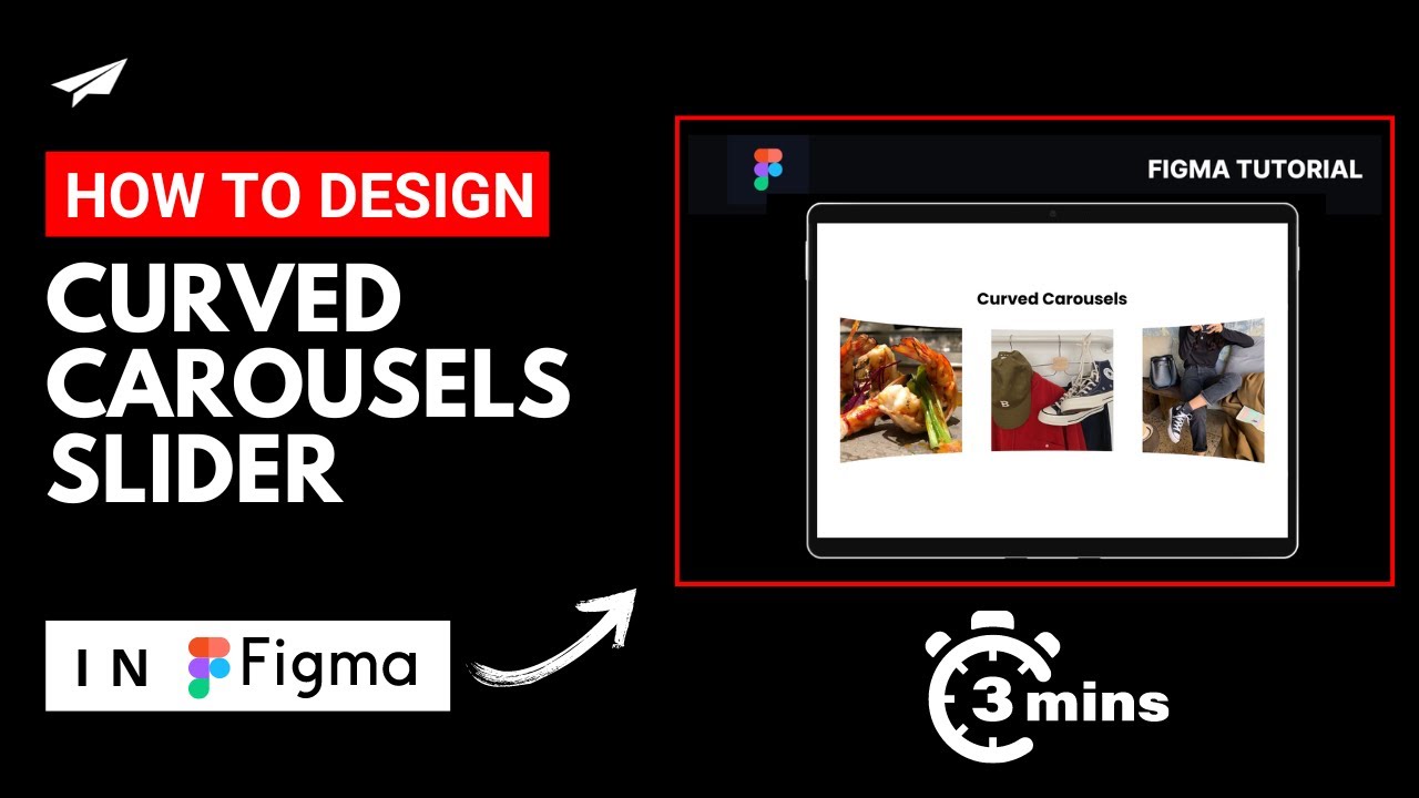 How to Design Curved Carousels slider | Tekglide Figma Tutorial - YouTube