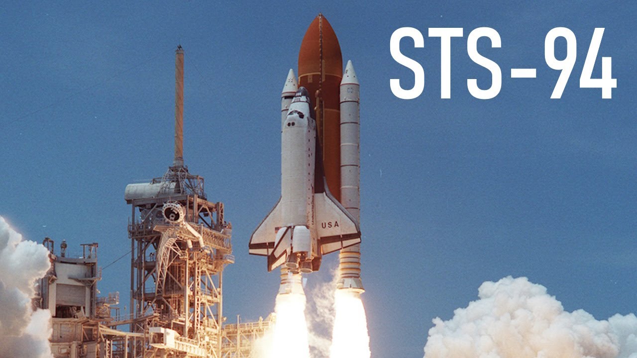 STS-94 | Space Shuttle Columbia Launches from Complex 39A - YouTube