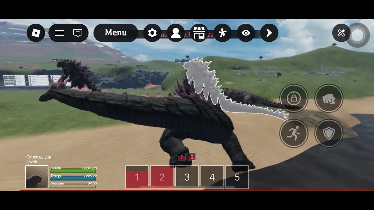 Evolved godzilla view - YouTube