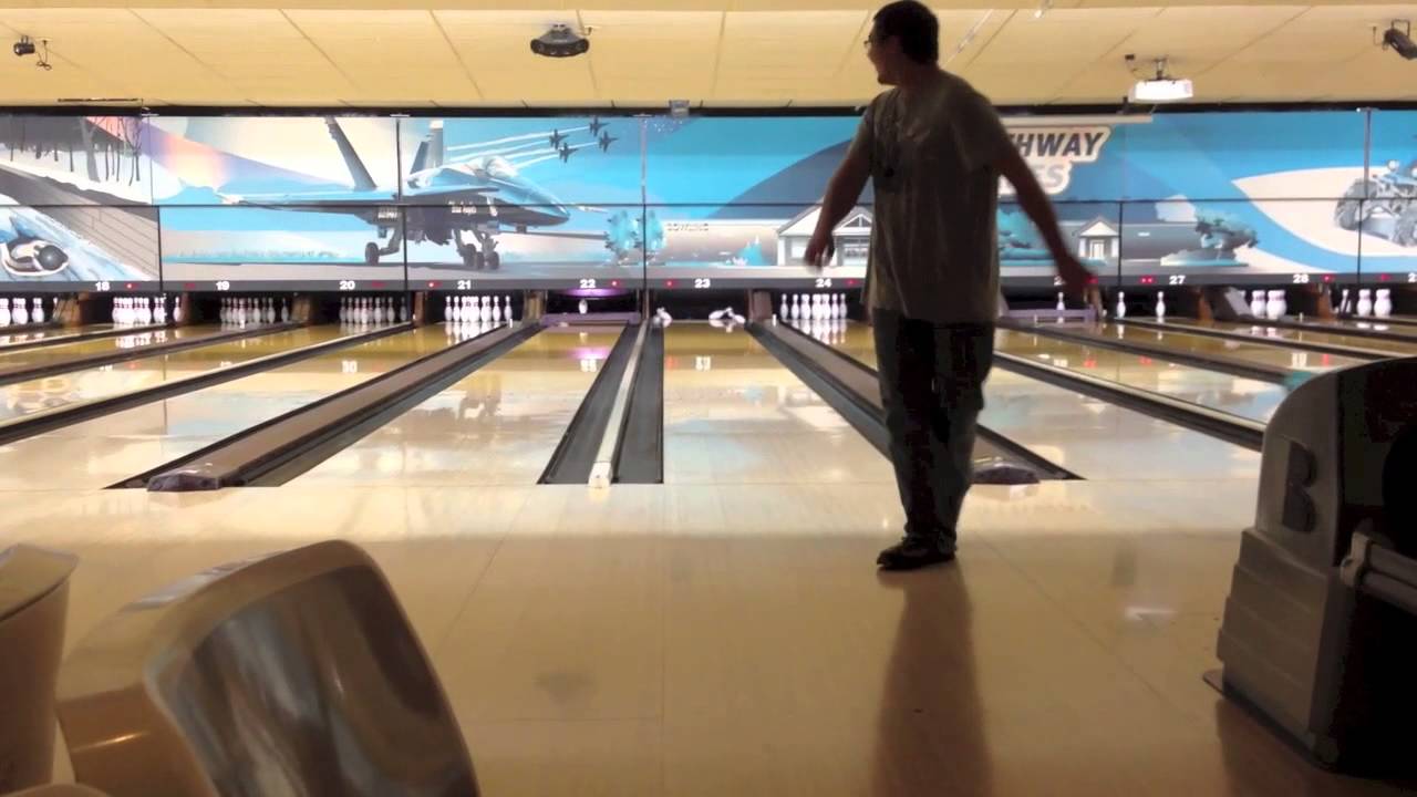 Bowling between the legs (Awesome split conversion) - YouTube