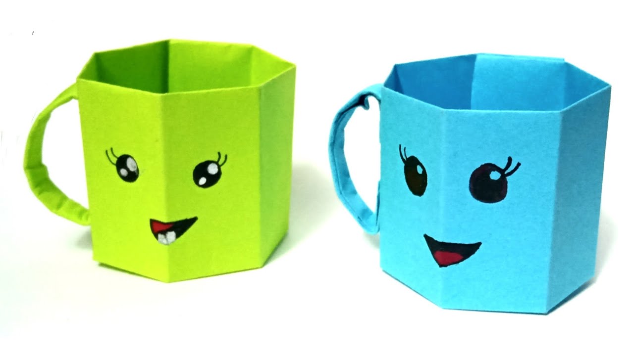 paper cup / paper folding art / paper craft ideas / paper craft / how ...