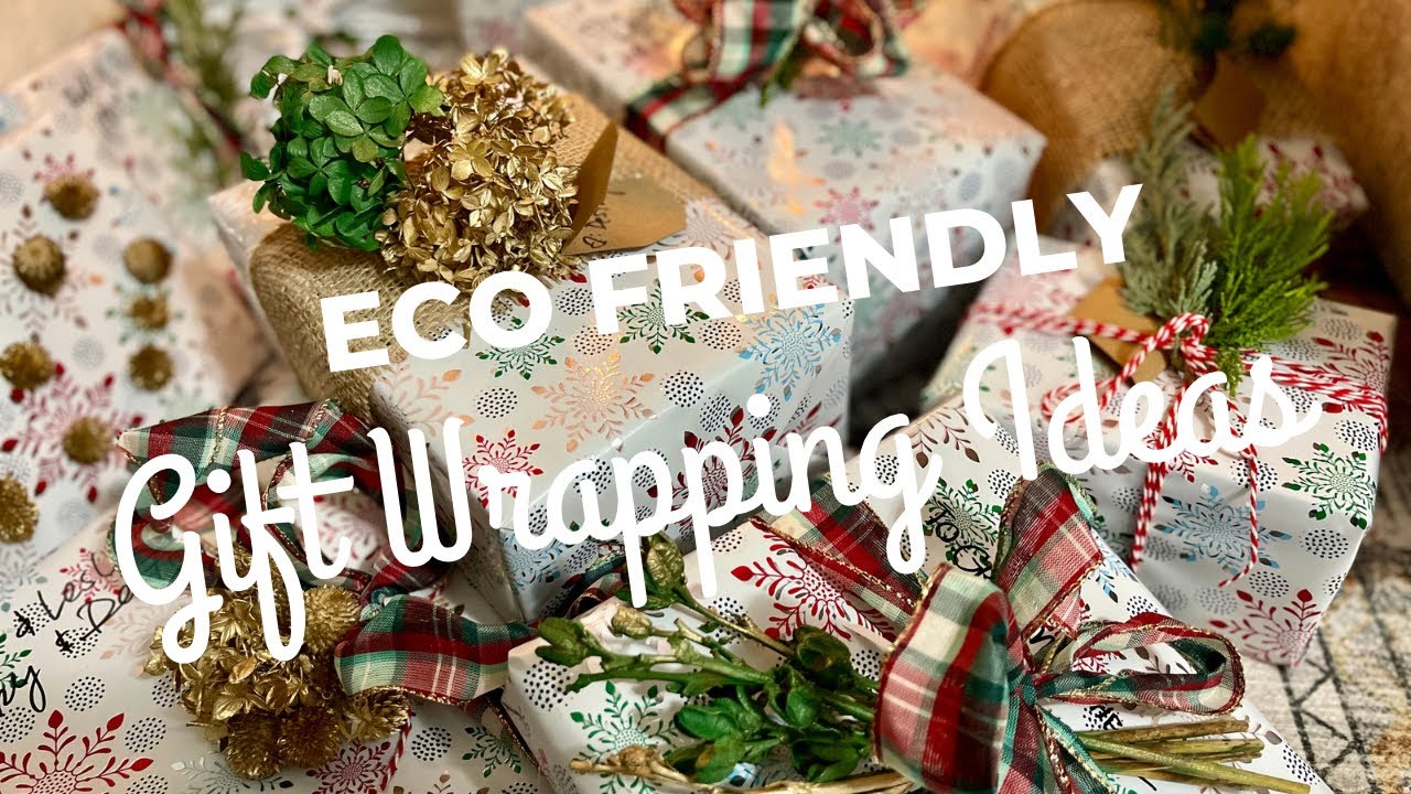Eco friendly gift wrapping 🎁 using natural elements for gift wrapping ...