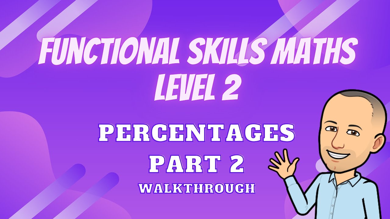 Edexcel Functional Skills Maths Level 2 Percentages Notes Walkthrough edexcel-functional-skills-maths-level-2-percentages-notes-walkthrough