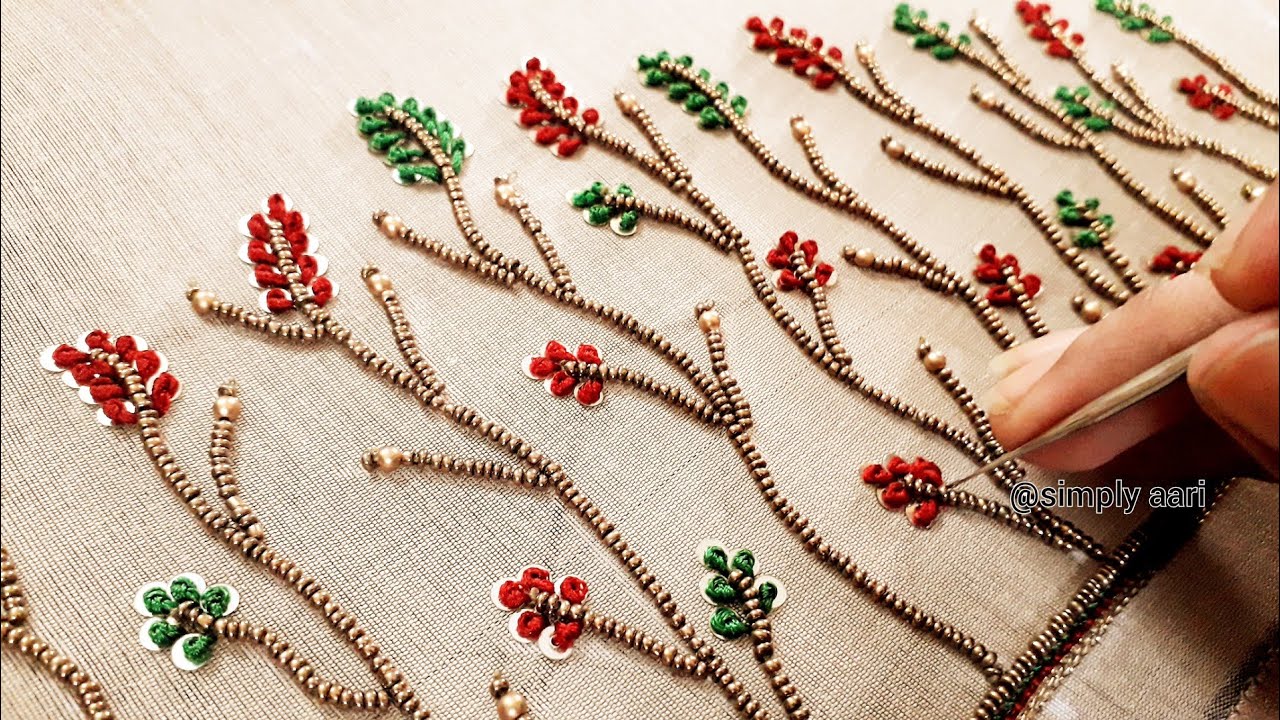 Aari Work Blouse 69 | Instagram Trending Blouse Design for Cotton Saree ...