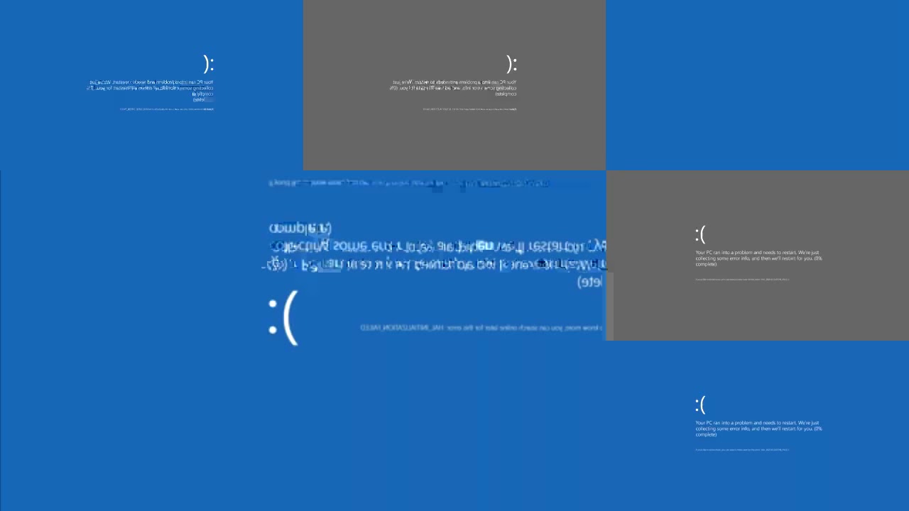 Blue screen of death sound effect Sparta Remix TheKantapapa Veg Custom ...