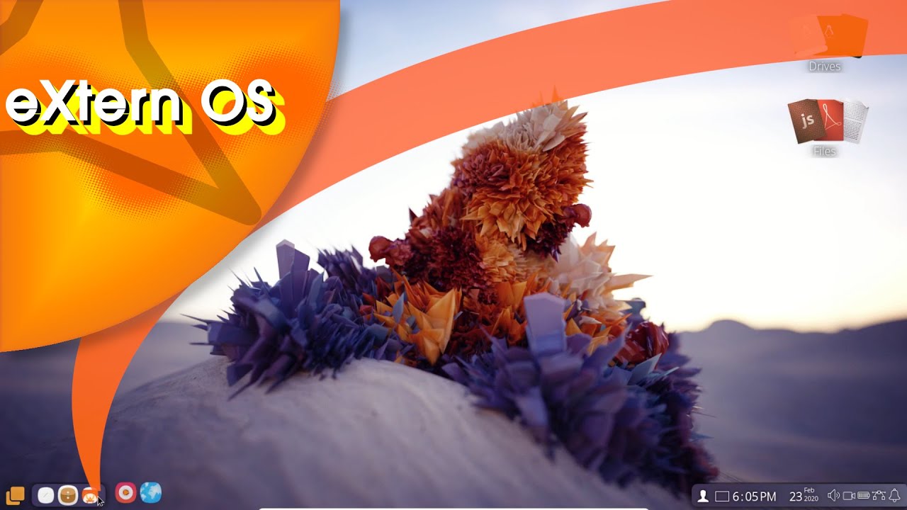eXtern OS está fantástica y original distro Linux - YouTube