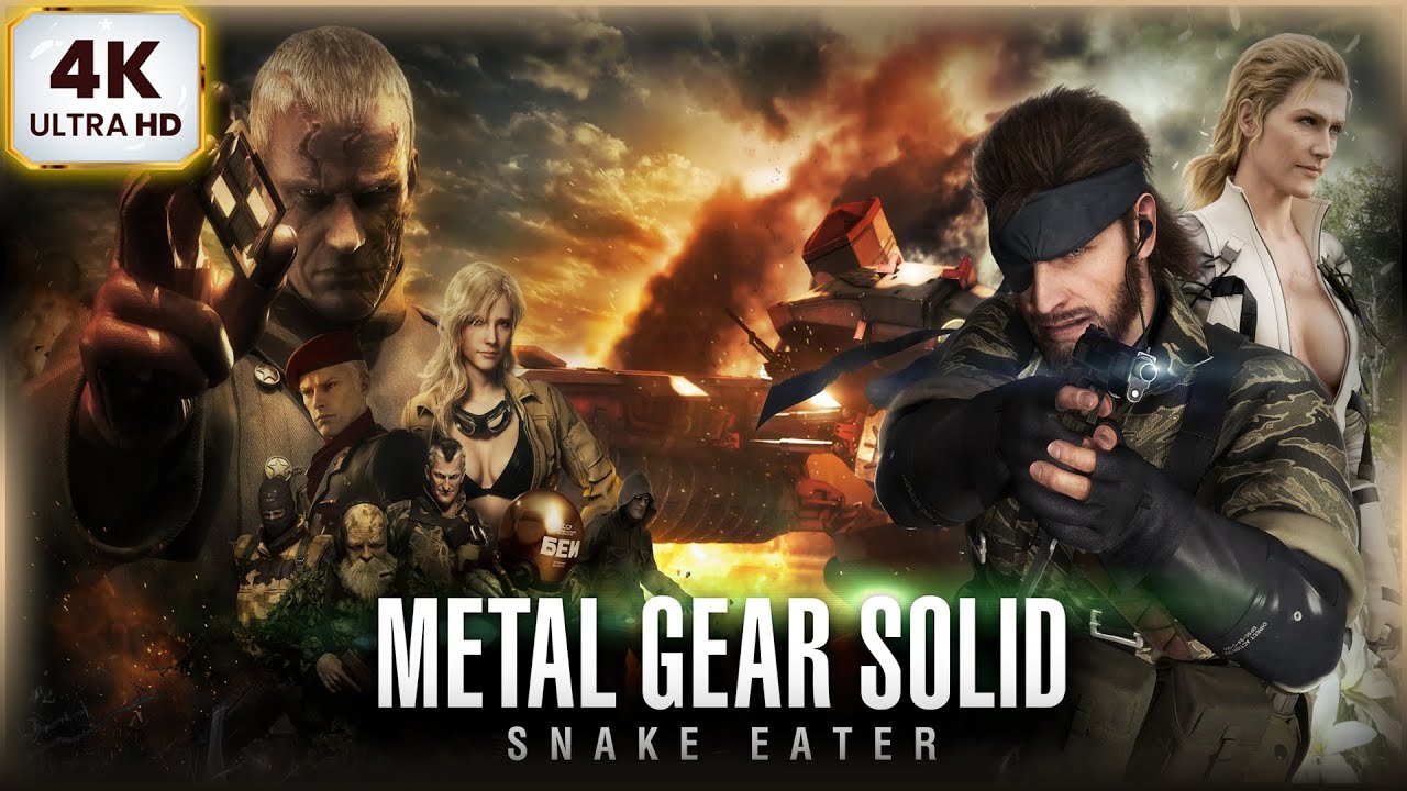 METAL GEAR SOLID 3 - Meeting Cobras & The Boss (4K/60FPS) - YouTube