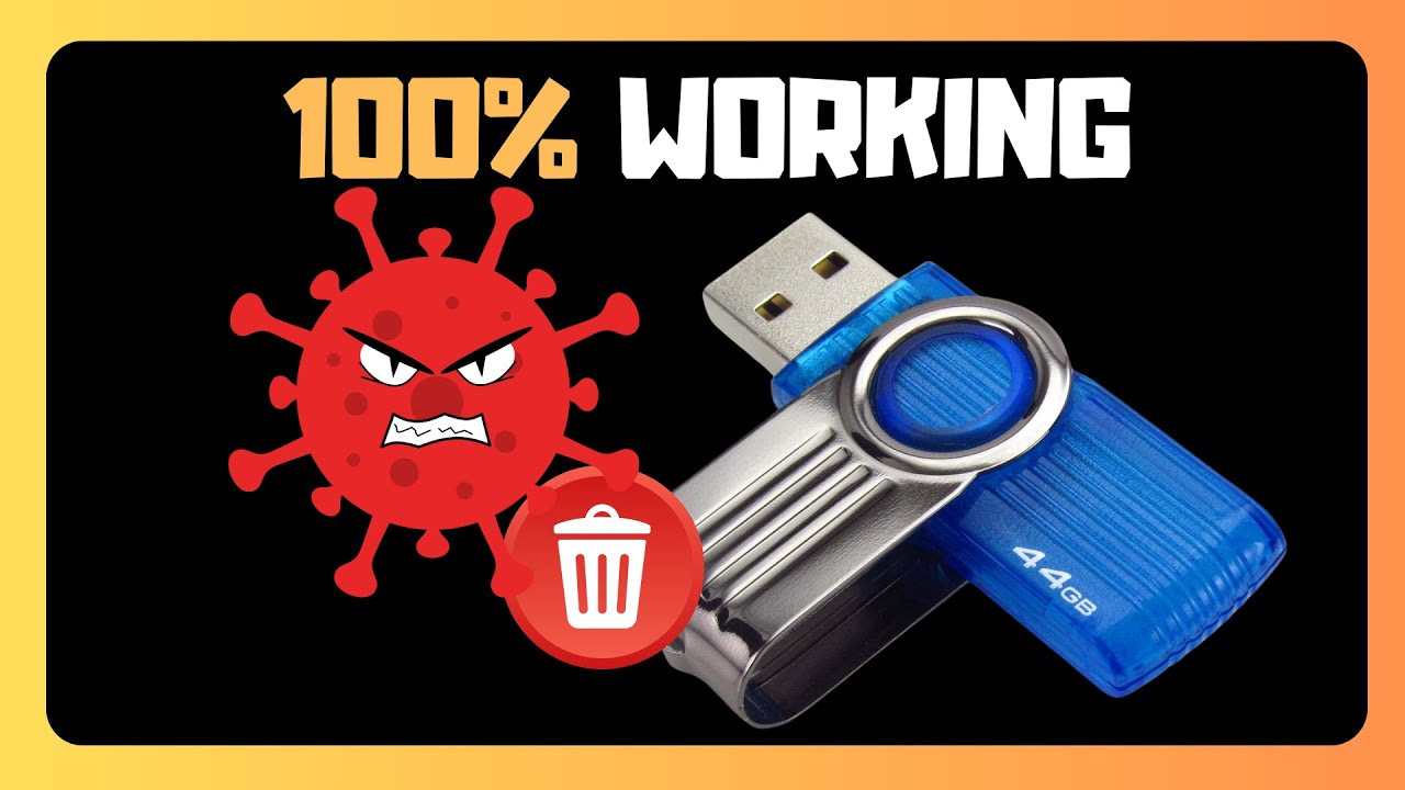 How To EASILY REMOVE Shortcut Virus From USB Drive WITHOUT LOSING Any ...