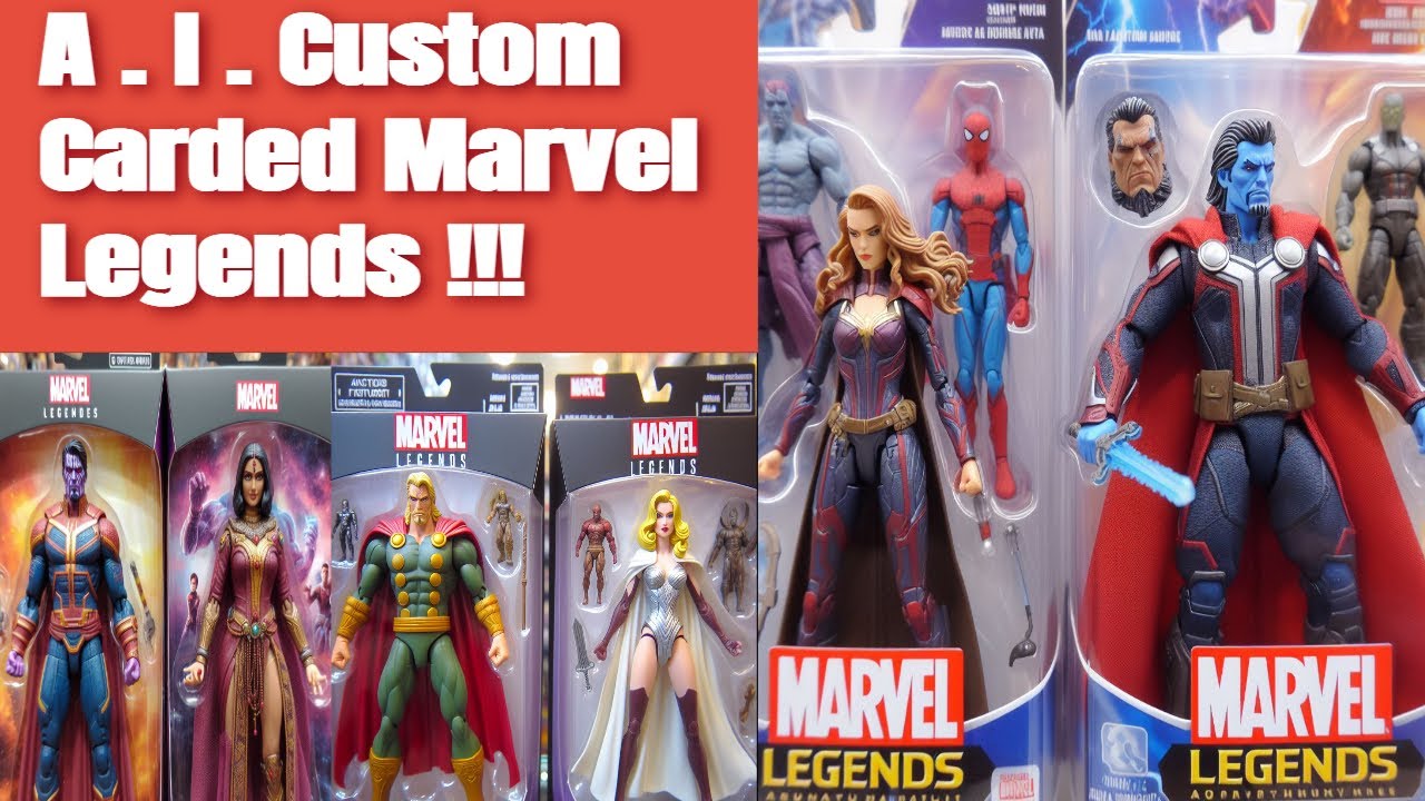 A . I . Custom Carded Marvel Legends action figures !!!! - YouTube