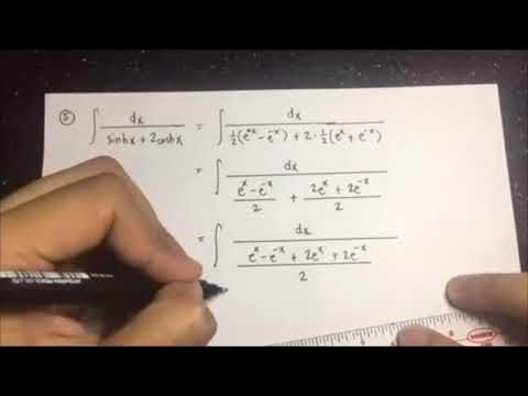 Lesson 8: Integration of Hyperbolic Functions (Part 2) - YouTube