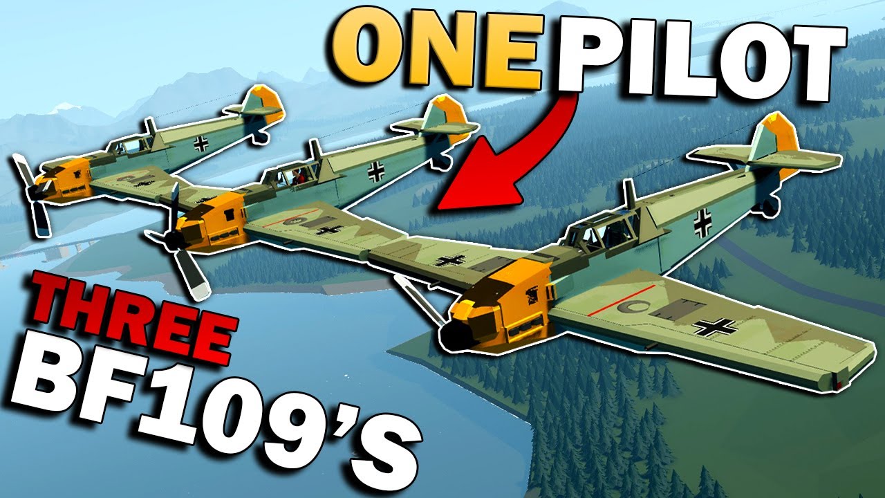 ONE PILOT THREE WW2 FIGHTER PLANES In Stormworks! - YouTube