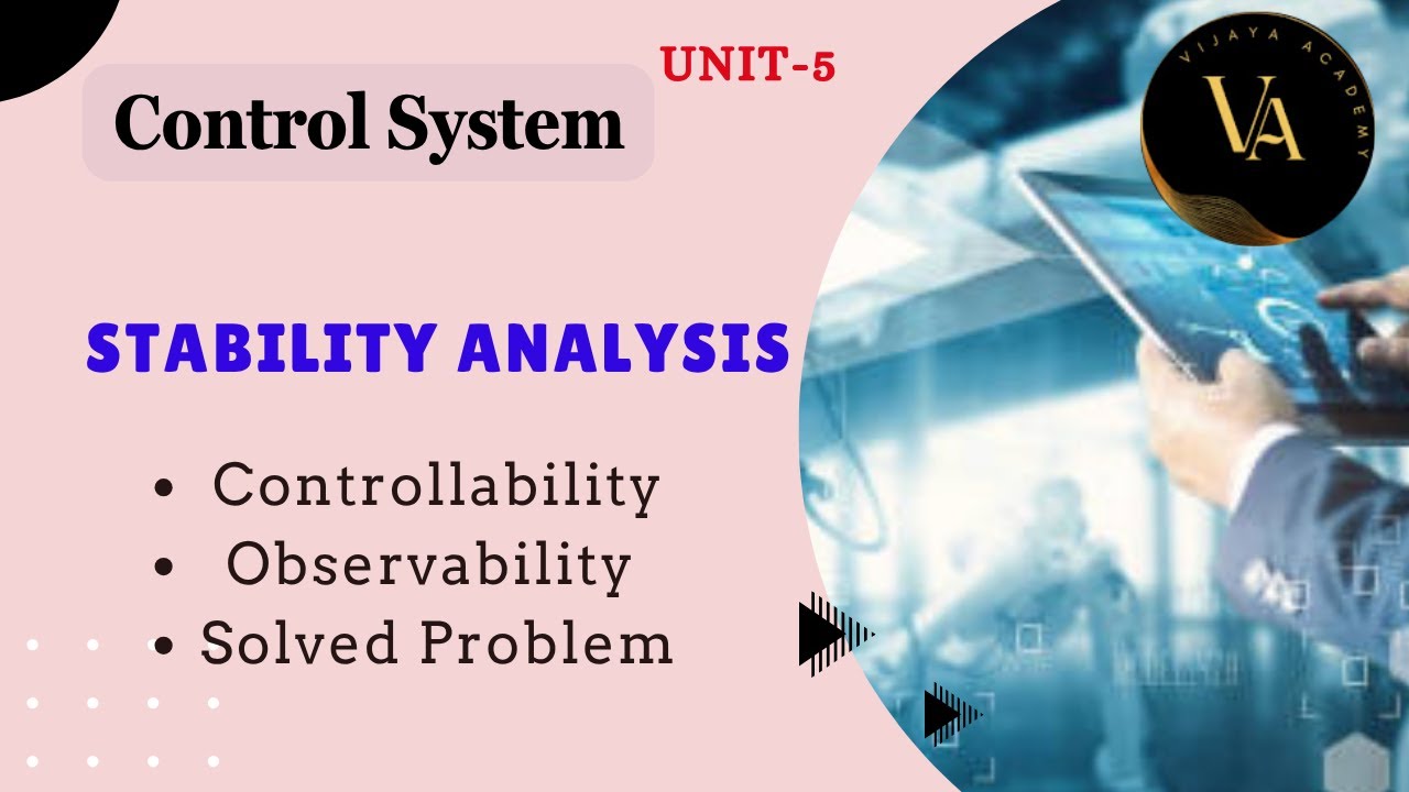 Controllability and Observability | Control System | Vijaya Academy ...