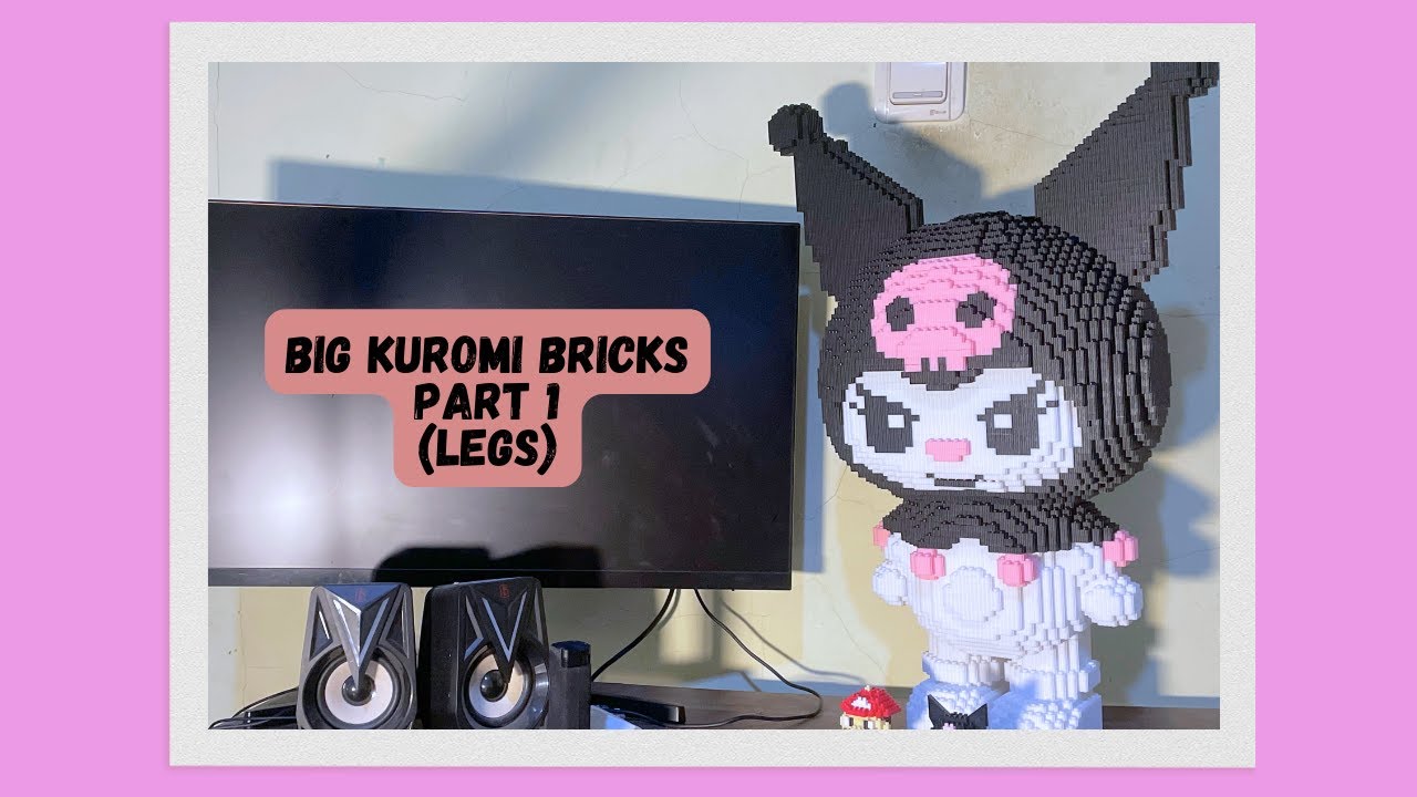 (Part 1, Legs) DIY 4583 pcs Kuromi Bricks (Speed up) - YouTube