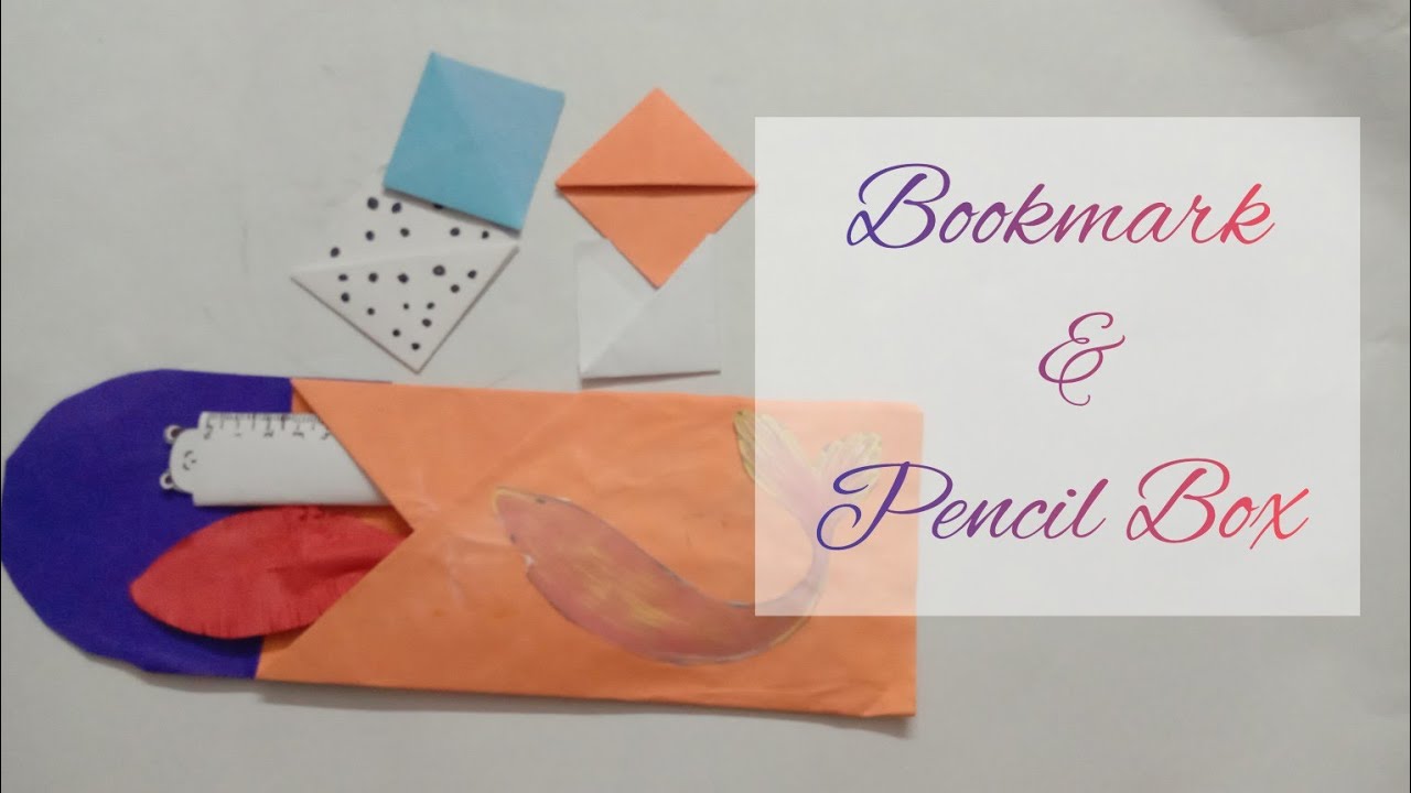Easy Peper Craft Ideas/Easy Bookmark Corner/How To Make A Peper Pencil ...