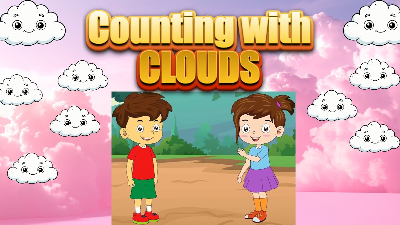 Counting with Clouds For Kids ☁️| Fun Cloud Shapes, Nature Learning ...