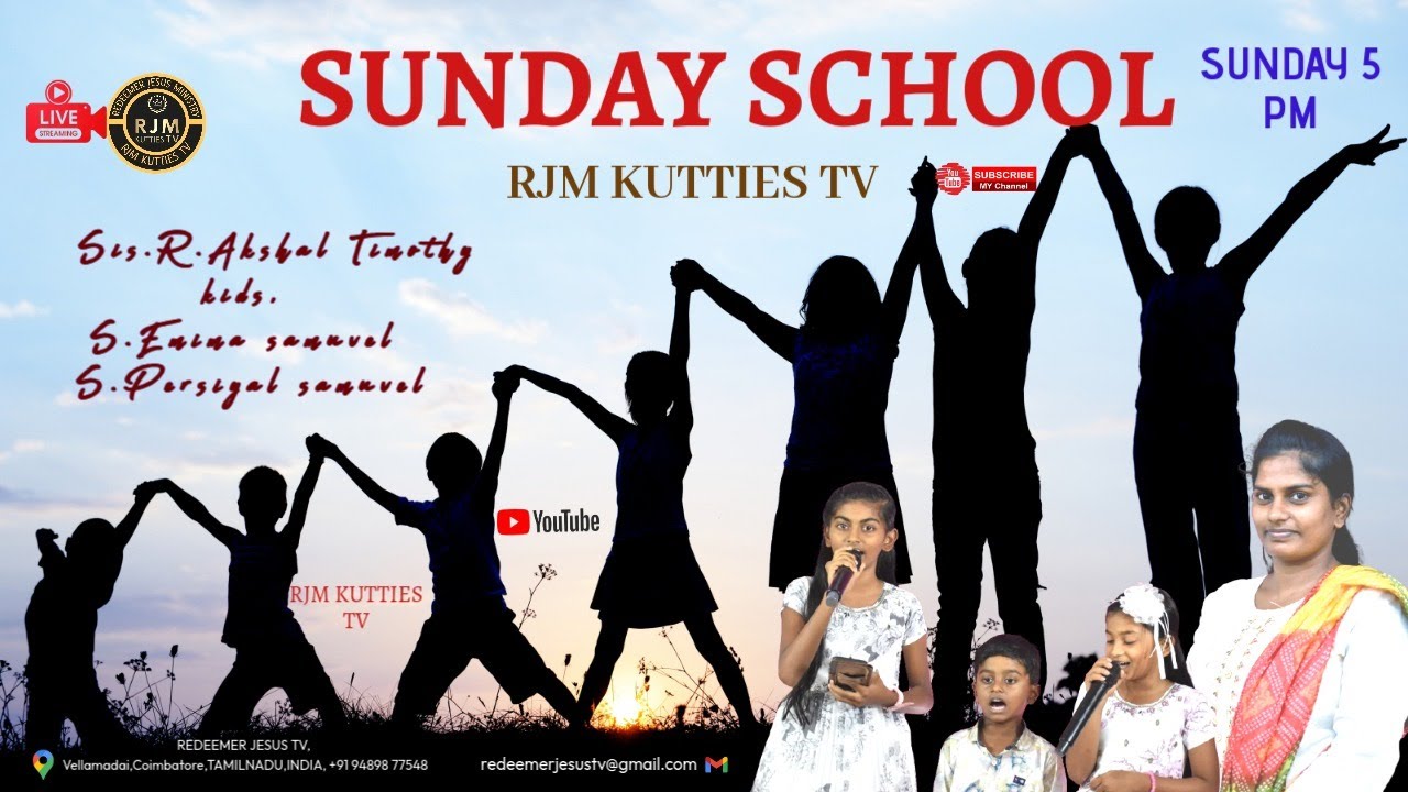 RJM KUTTIES TV - SUNDAY SCHOOL - YouTube
