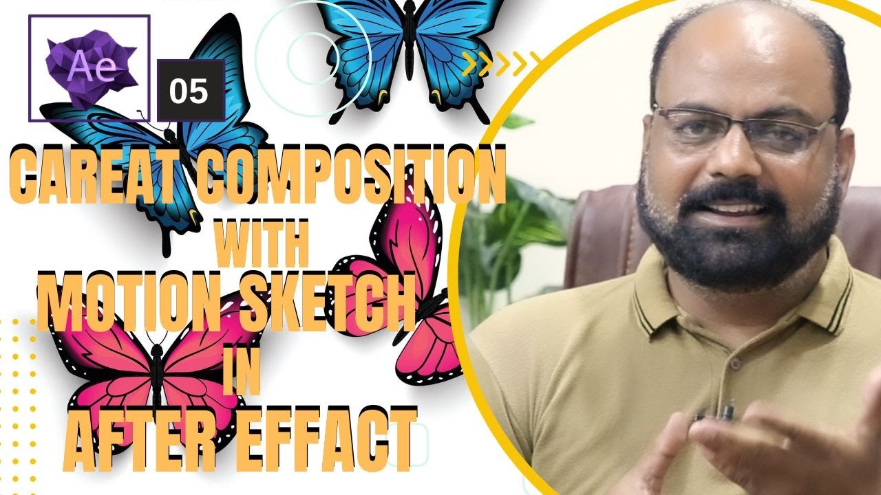 How To Careat Composition With Motion Sketch In After Effact - YouTube