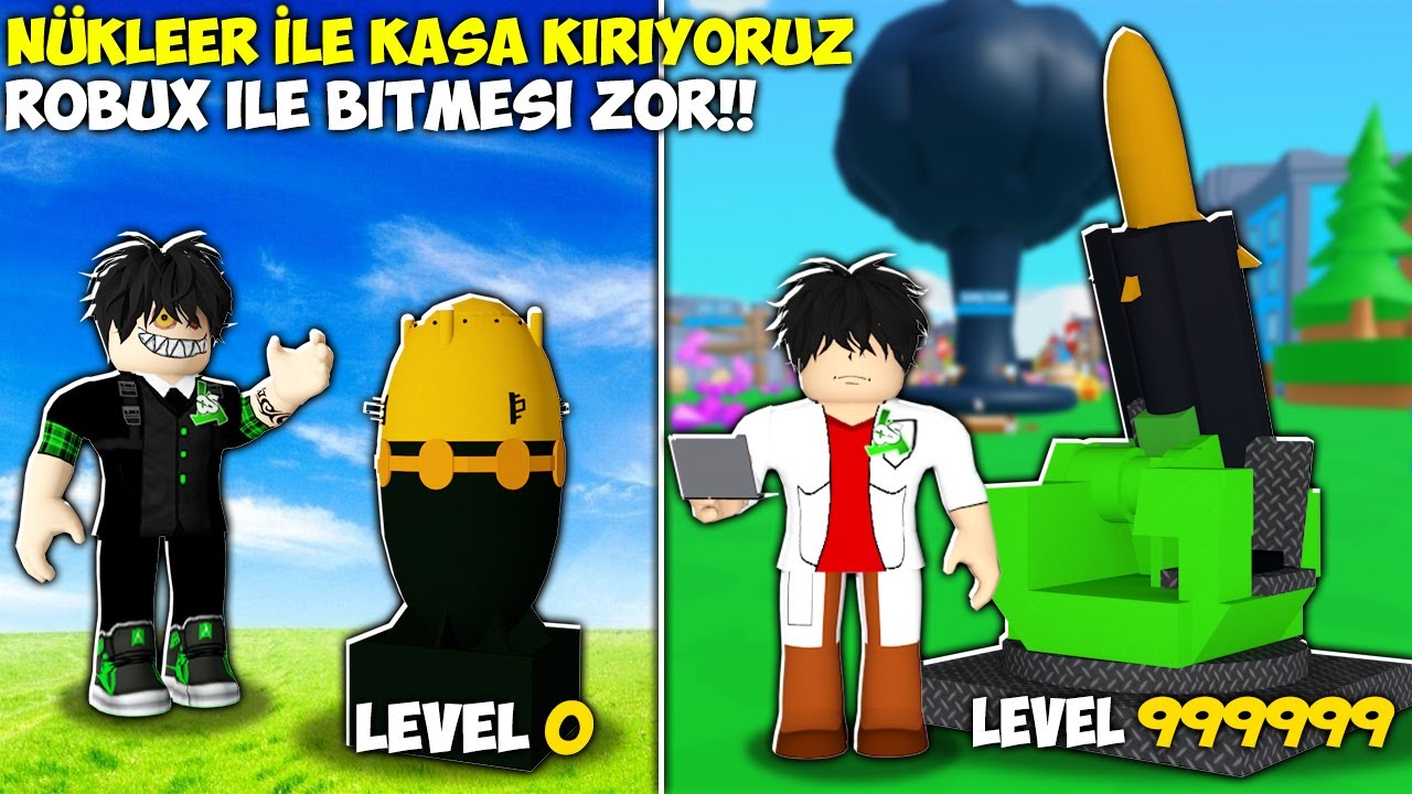 🚀 BOMBA İLE KASA KIRMAK ÇOK ZOR ROBUX İLE KIRIYORUZ!!🚀 Boom Simulator ...