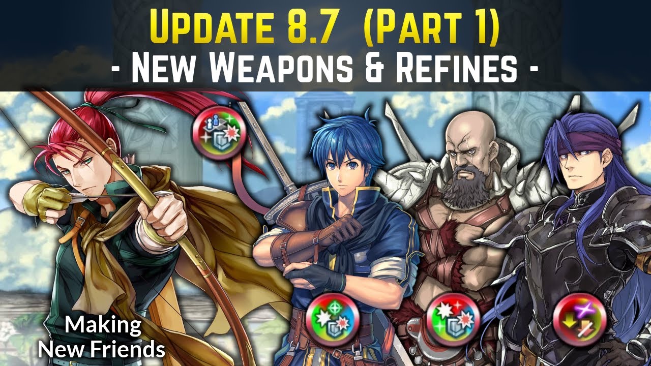 [PART 1] Shinon, Male Kris, Mustafa, & Galle New Refines (Update 8.7 ...
