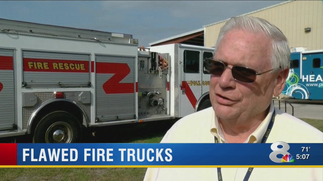 Flawed fire trucks cost Polk County - YouTube
